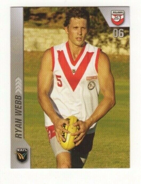 WAFL AUSTRALIA - South Fremantle Bulldogs 2006 - Ryan Webb EUR 2,21 - PicClick FR
